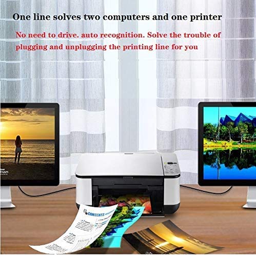 Buy USB Splitter Cable, USB Female to 2 Male Splitter, Printer Splitter ...