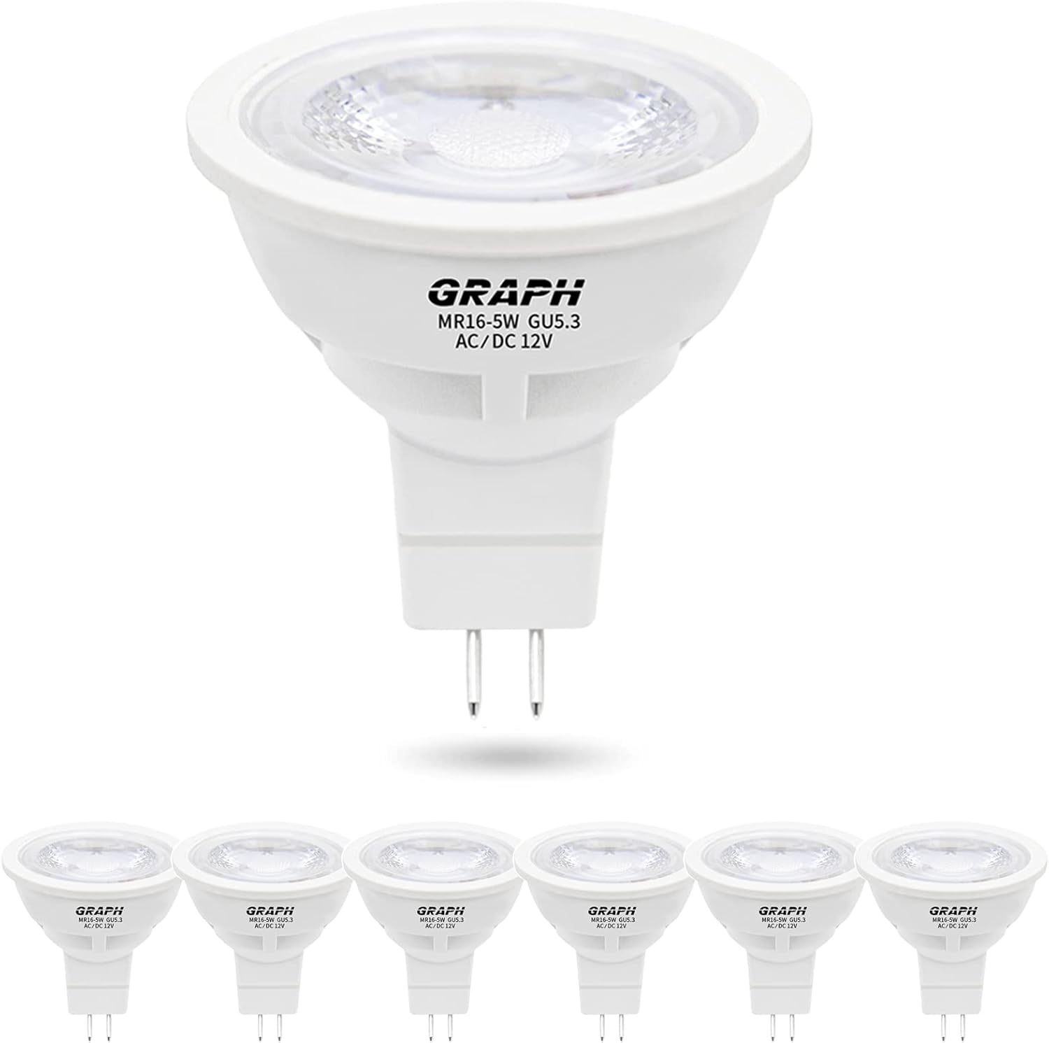 6 Pack of 5W MR16 LED Light Bulbs, 3000K Warm White, Sri Lanka | Ubuy