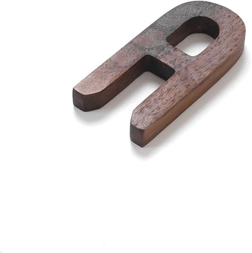 Amazon.com: HQCHOOSE 3" Walnut Wood Letters for Wall Decor – Premium ...