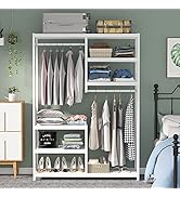 Amazon.com: Tribesigns 86 inches Double Rod Closet Organizer ...