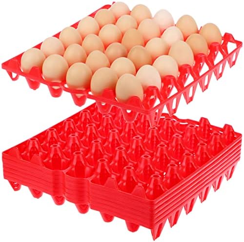 Amazon.com: 4-Pack Plastic Egg Tray Egg Crates 30-Egg Flats for Home ...