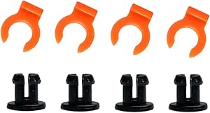 Hxyxbnhno PTFE Bowden Tube Claw Buckles Coupling Clip 4mm Pneumatic ...