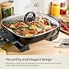 Amazon.com: BELLA Electric Skillet and Frying Pan with Glass Lid ...