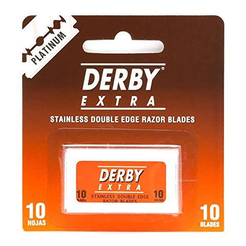 Amazon.com: Derby Platinum Extra Double Edge Razor Blades 10 Ct ...