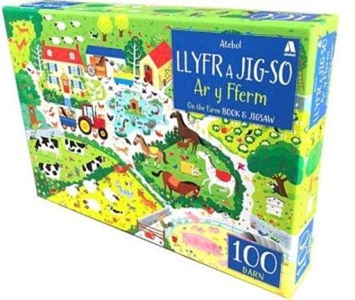 Buy Ar Y Fferm Llyfr a Jigso Book Online at Low Prices in India | Ar Y ...