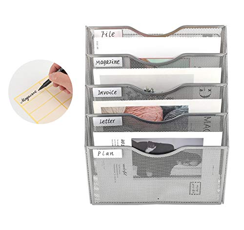 Snapklik.com : EasyPAG Hanging Wall File Organizer 5 Pocket Mesh Wall ...