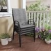 Amazon.com: PIZZELLO Patio Chairs Set of 4, Outdoor Stackable Dining ...