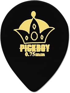 Amazon.com: Pickboy Med Jazz, Black w/Crown, Pik Pak, 0.75mm, 10 picks ...