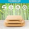 Igluu Meal Prep Glass Containers with Bamboo Lids (3 Pack) – Airtight ...