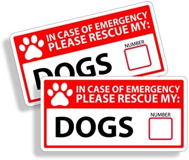 Amazon.com: 1st Responder Emergency Dog Dogs Puppy Rescue Decal Sticker ...