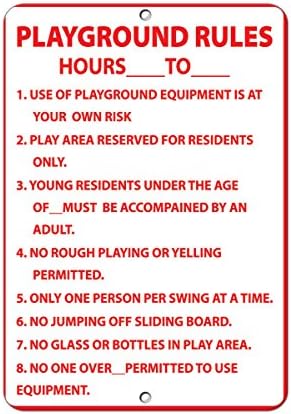 Amazon.com: Letrero de metal vertical de aluminio, varios tamaños ...