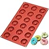Amazon.com: Ozera Silicone Mini Donut Pan, 18 Cavity Doughnut Baking ...
