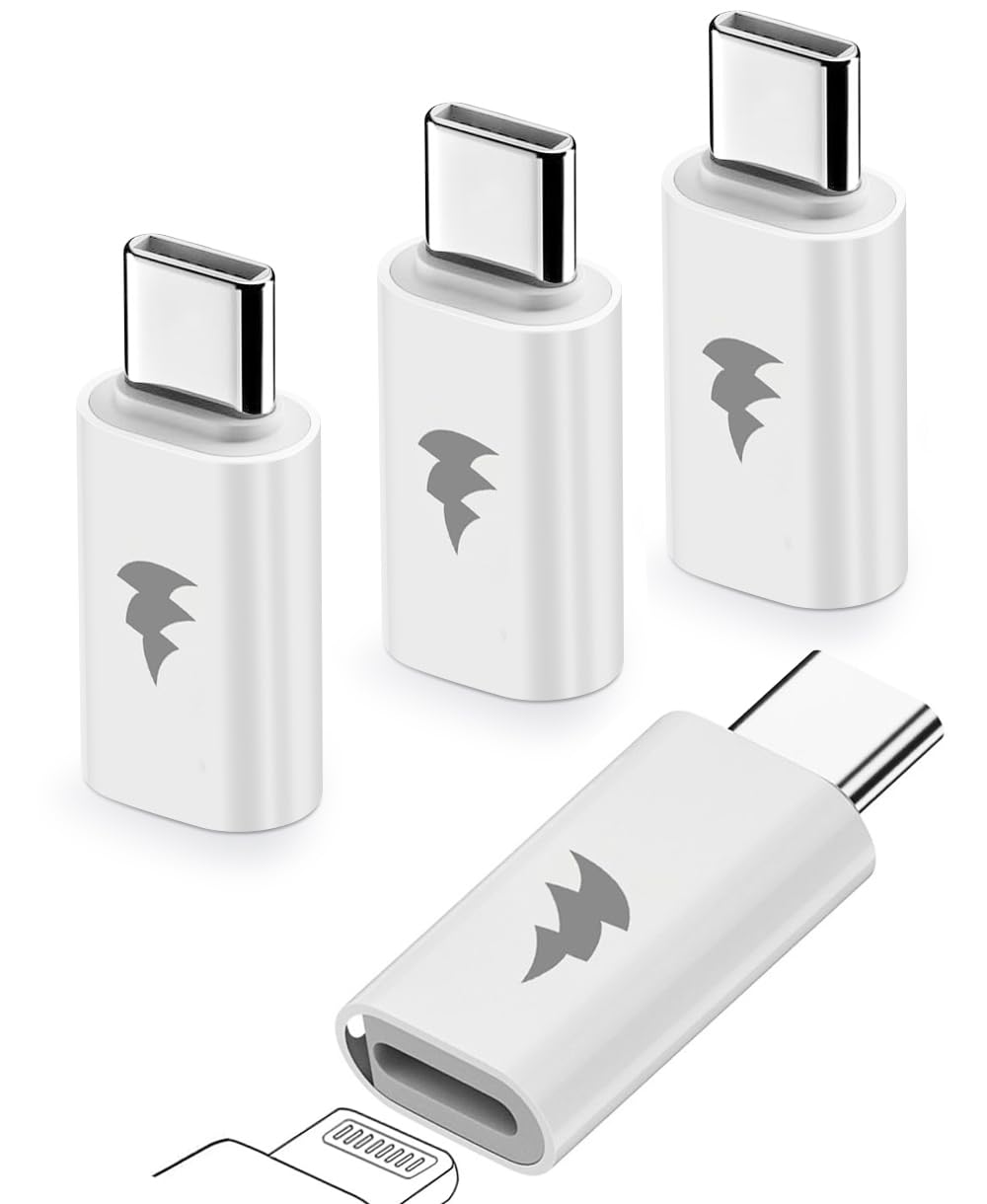 USB-C to Lightning Adapter USB C Male to Lightning Female Adapter Type ...