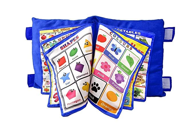 Buy Graciela Learning Pillow Book Kids with English and Hindi Languages ...