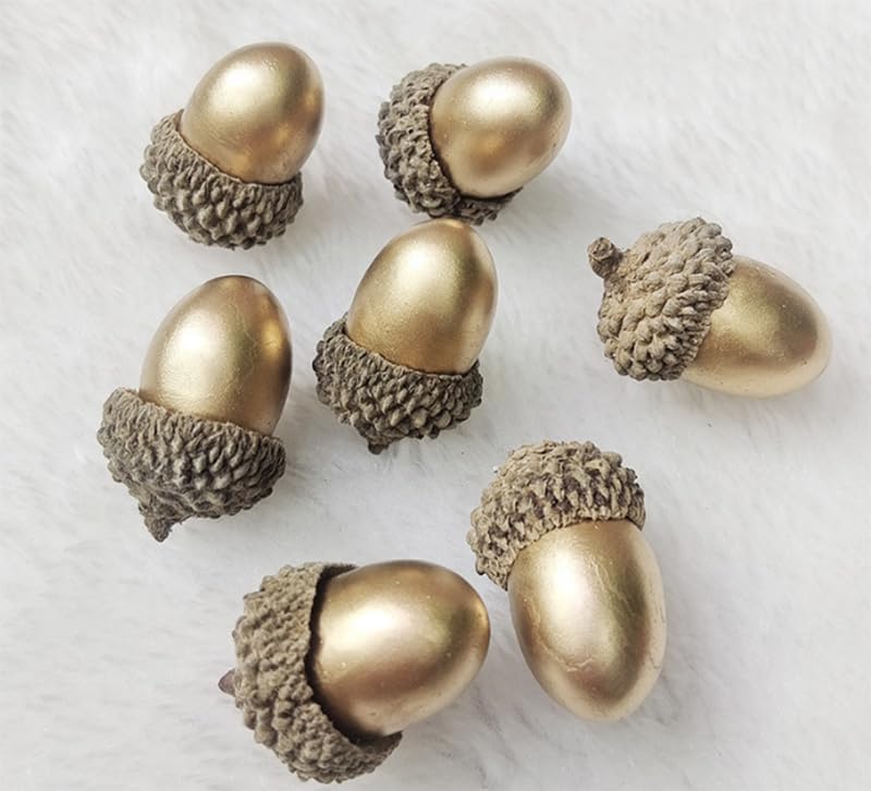 Amazon.com: AKOAK 30 Pcs Artificial Acorns with Natural Acorn Cap ...