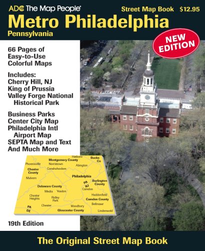 Metro Philadelphia, Pa Atlas: ADC, the Map People: 9780875307770 ...