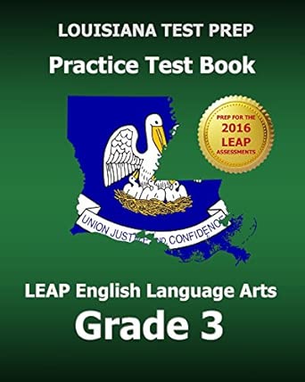 Louisiana Test Prep Practice Test Book Leap English Language Arts Grade ...