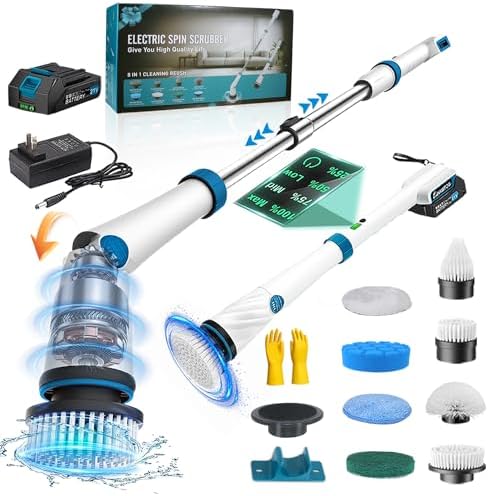 Amazon.com: BEI & HONG Electric Spin Scrubber,1000RPM Cordless Shower ...