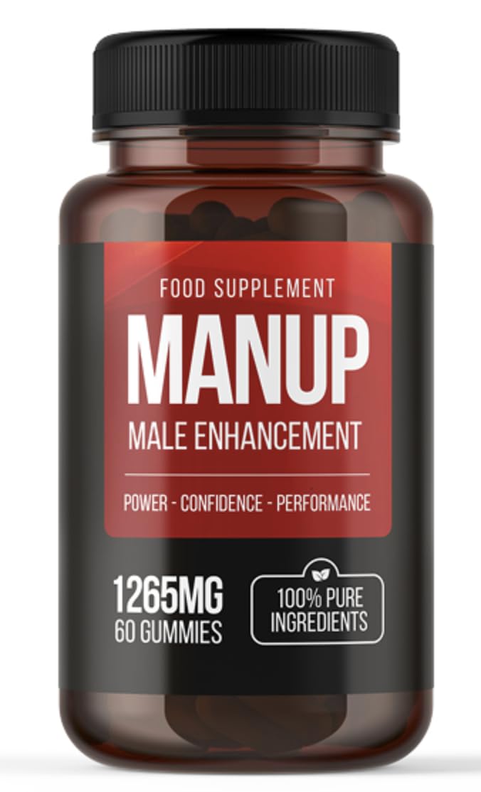 MANUP Male Gummies, 1265mg per Serving, with Maca, Vitamin B6, B12 ...