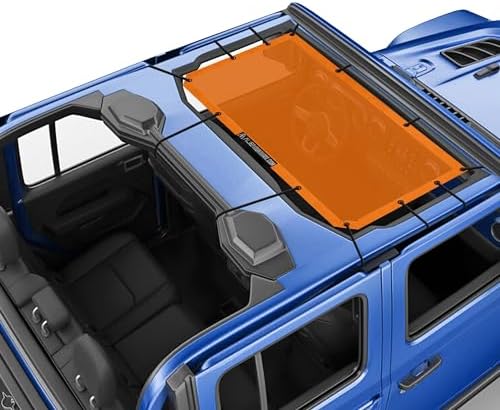 Amazon.com: Alien Sunshade Jeep Gladiator Sun Shade Black (2018-2023 ...