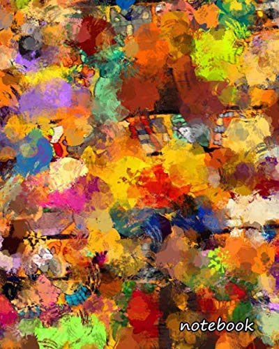 notebook: 8x10 cute lined journal notebook | cool notebook paper with ...