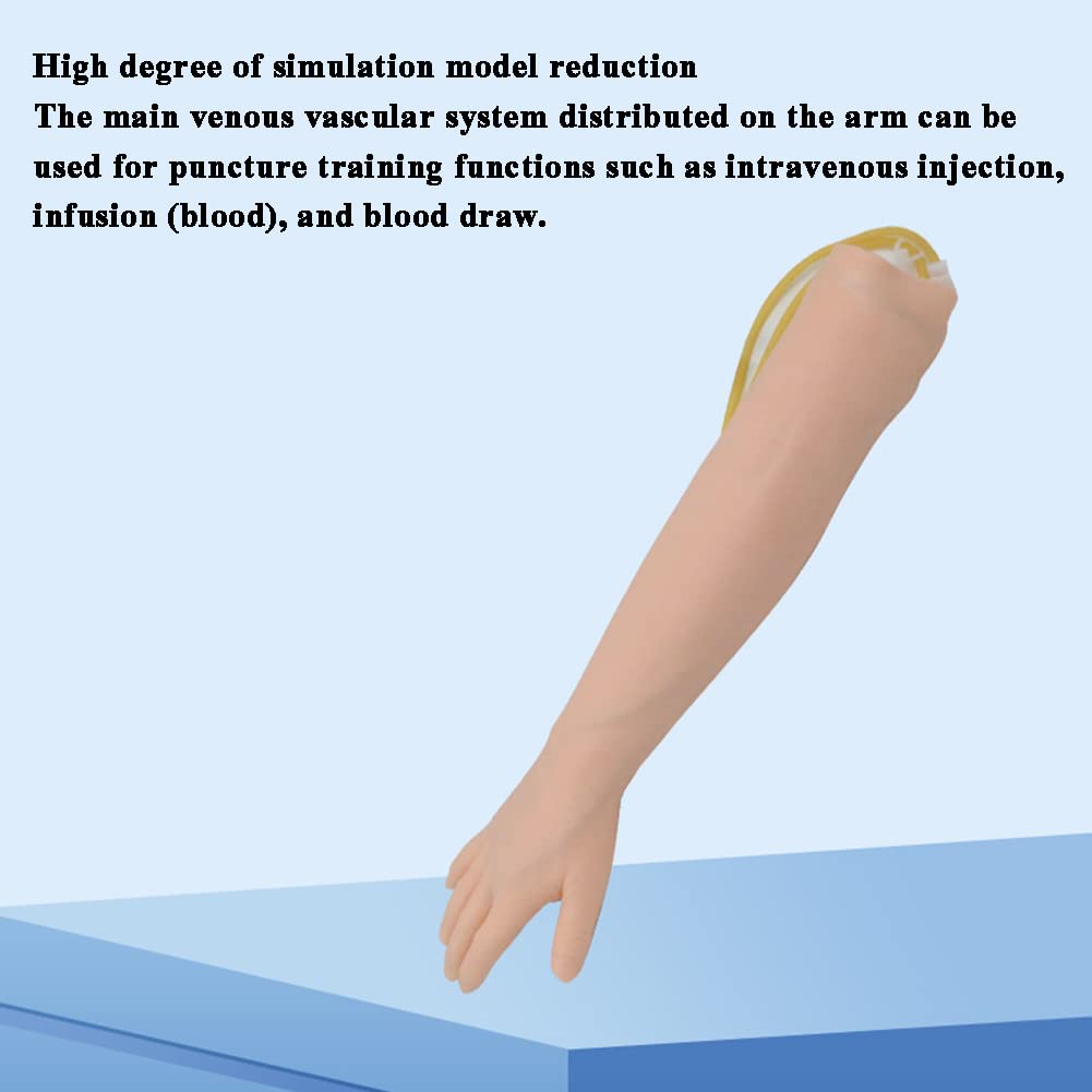 Vascular System Arm IV Practice Arm Kit,Venipuncture Practice Arm,for