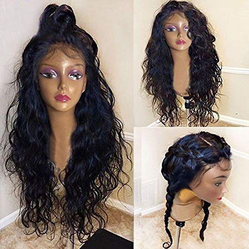 Amazon.com : Helene Glueless Lace Front Wigs Long Natural Water Wave ...