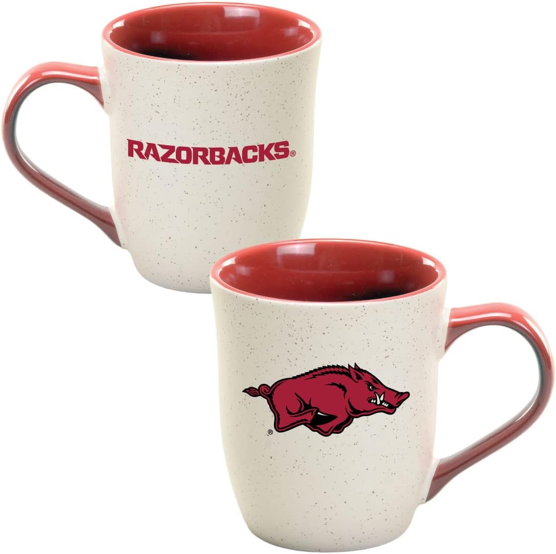 Amazon.com: RFSJ Arkansas Razorbacks 16oz Granite Mug, Red : Sports ...