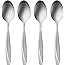 Amazon.com | Oneida Moda Teaspoons, Set of 4,Silver: Flatware
