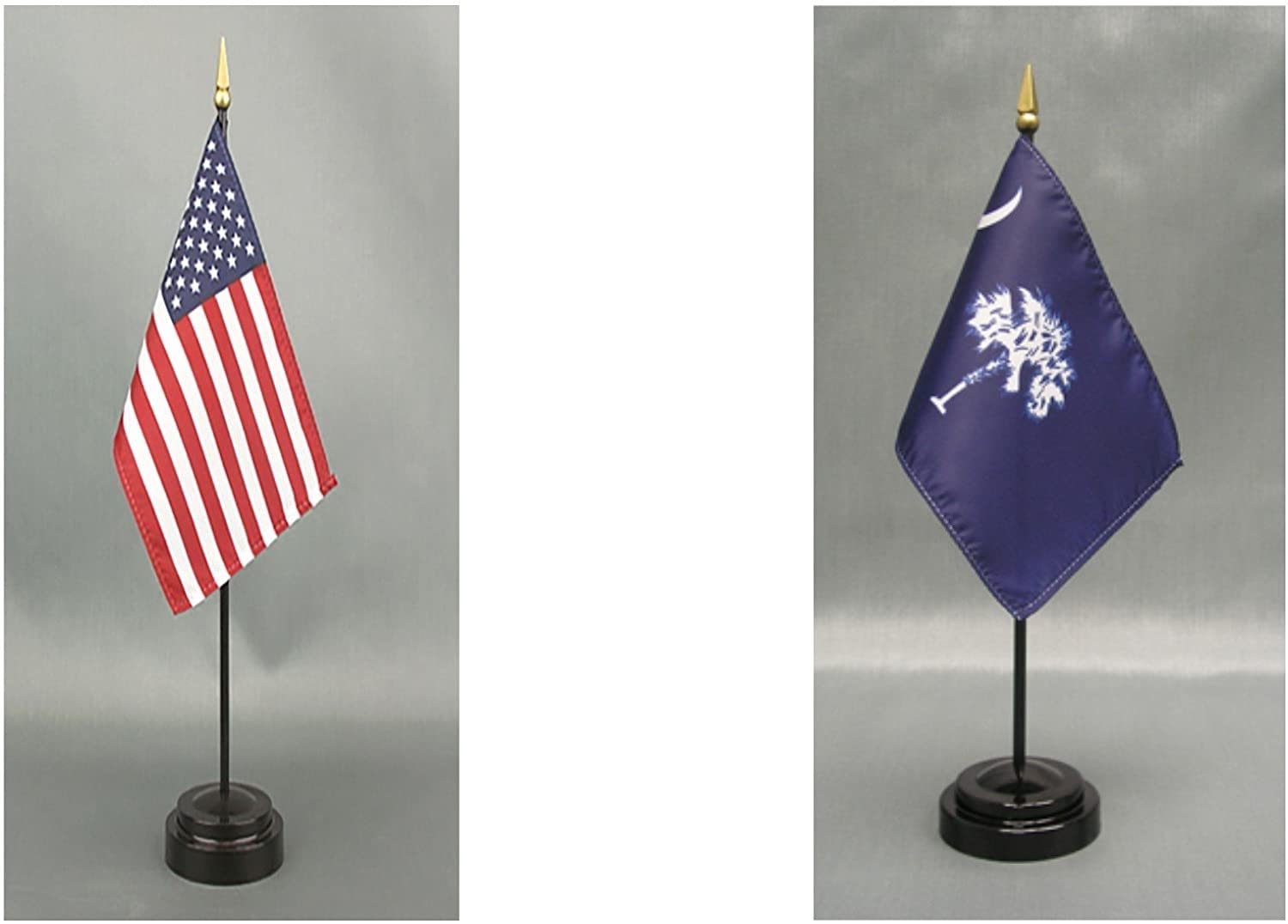 Amazon.com: Made in the USA. 1 American and 1 State 4"x6" Miniature ...