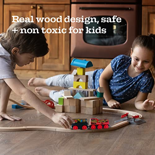 Zany Trains Series 1 - Wooden Train Set with Cargo - Compatible with ...