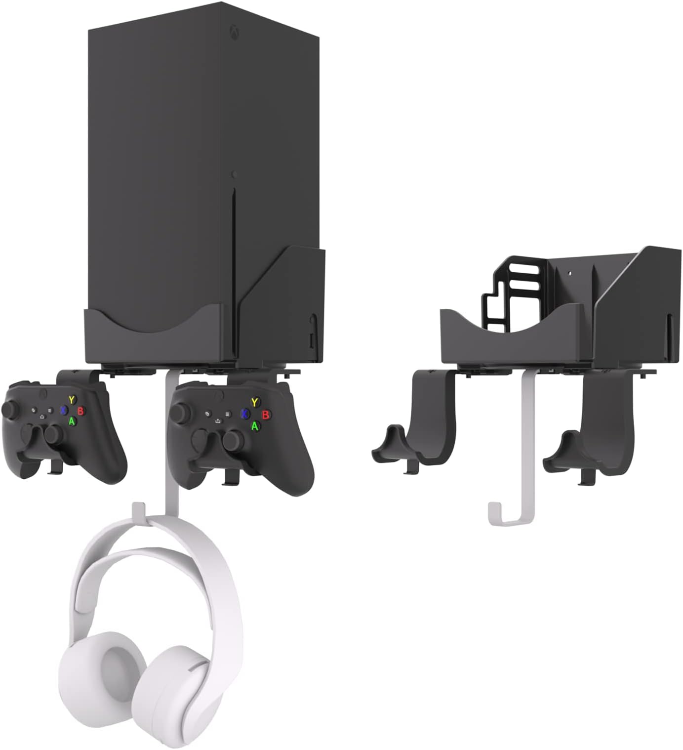 Hosanwell XBOX Series X Wall Mount Bracket Stand 4 in 1 Bundle Set ...