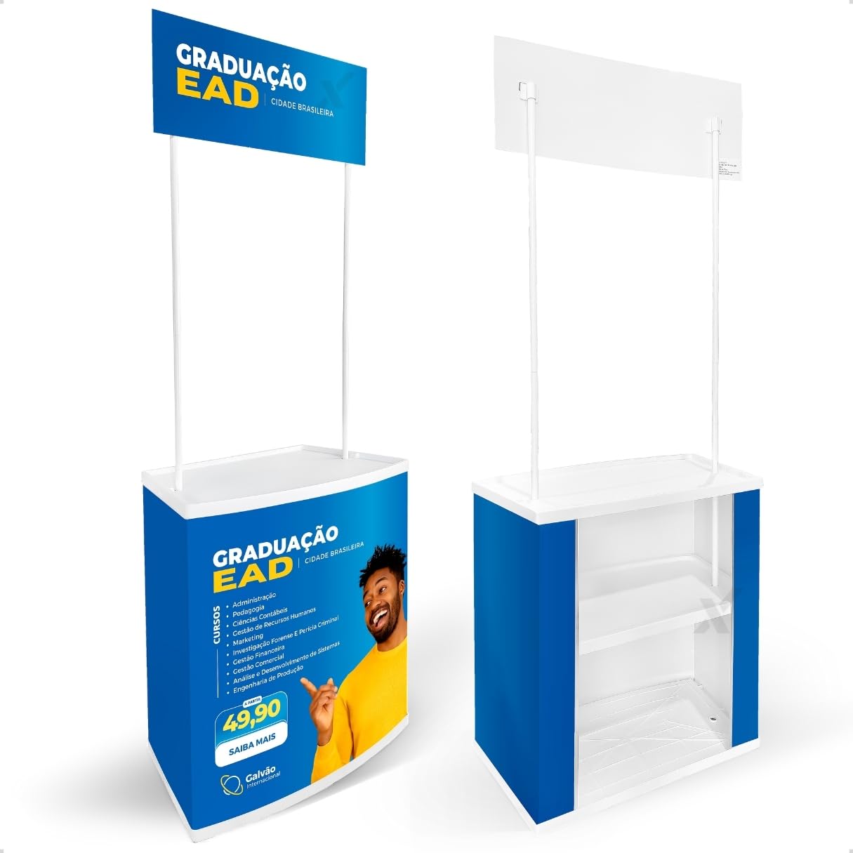 Balcão Promocional Vendas Degustação Stand Pdv Desmontável : Amazon.com ...