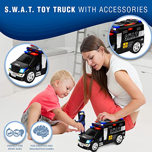 Snapklik.com : Playkidiz 15 SWAT Toy Truck, Armored Police Car, Toy ...