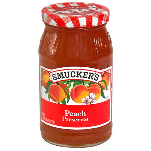 Amazon.com : Smucker's Peach Preserves, 18 oz (1 lb 2 oz) 510 g : Jams ...