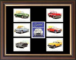 Spridget (Austin Healey Sprite & MG Midget) Framed Card Set : Amazon.ca ...