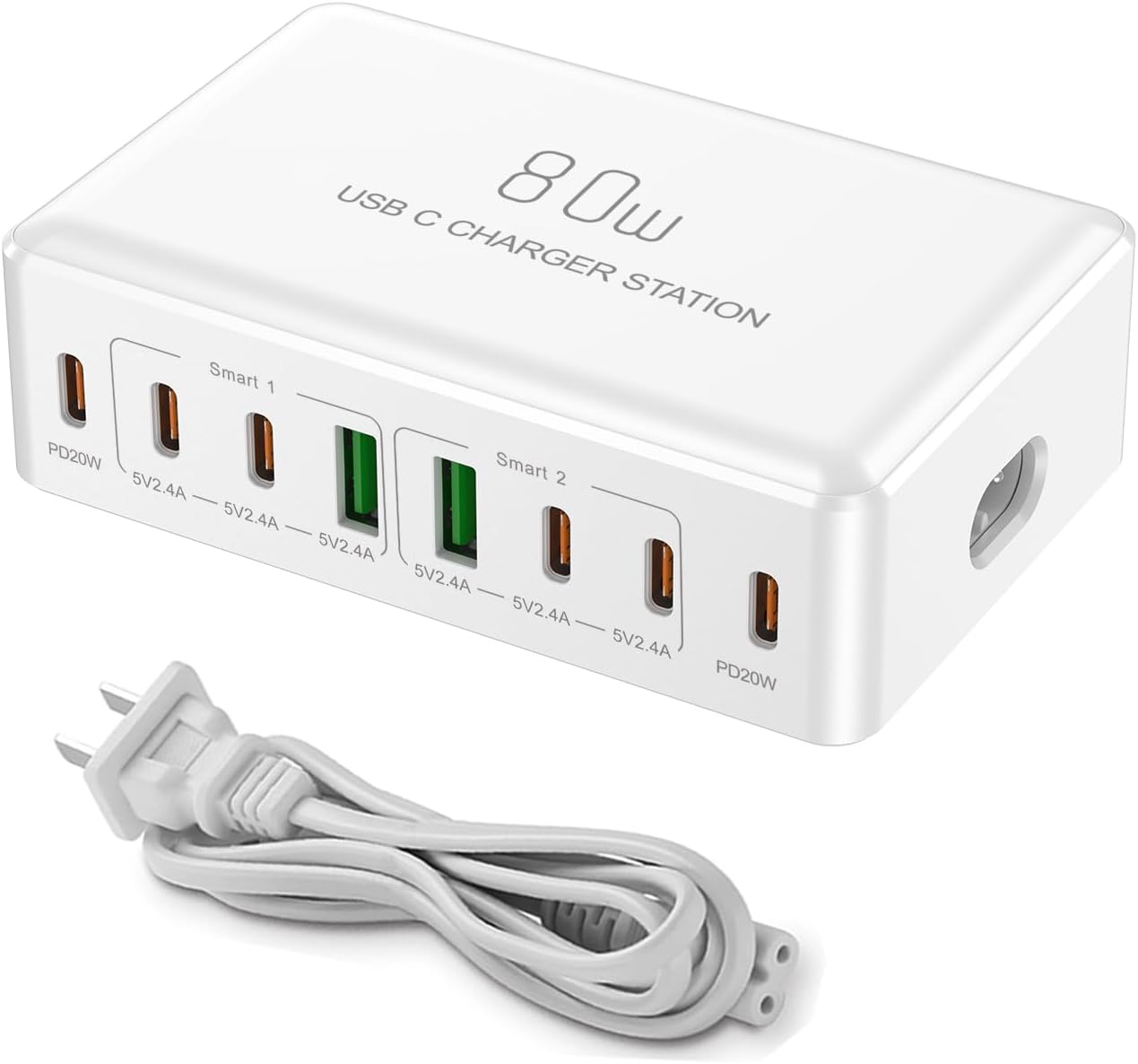 Amazon | サンワサプライ USB PD対応AC充電器（6ポート・合計72W） ACA-PD98 | サンワサプライ(Sanwa ...