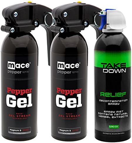 Mace Brand Police Strength Less-Than-Lethal Pepper Gel Defense Kit ...