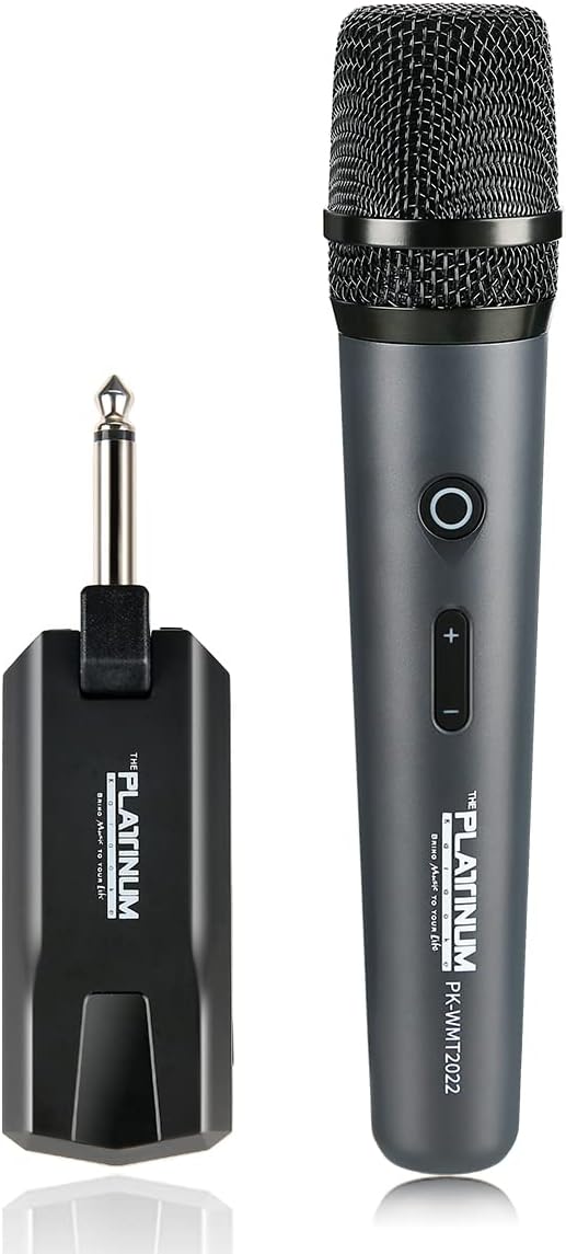 Amazon.com: The Platinum Wireless Microphone, UHF Handheld Dynamic ...