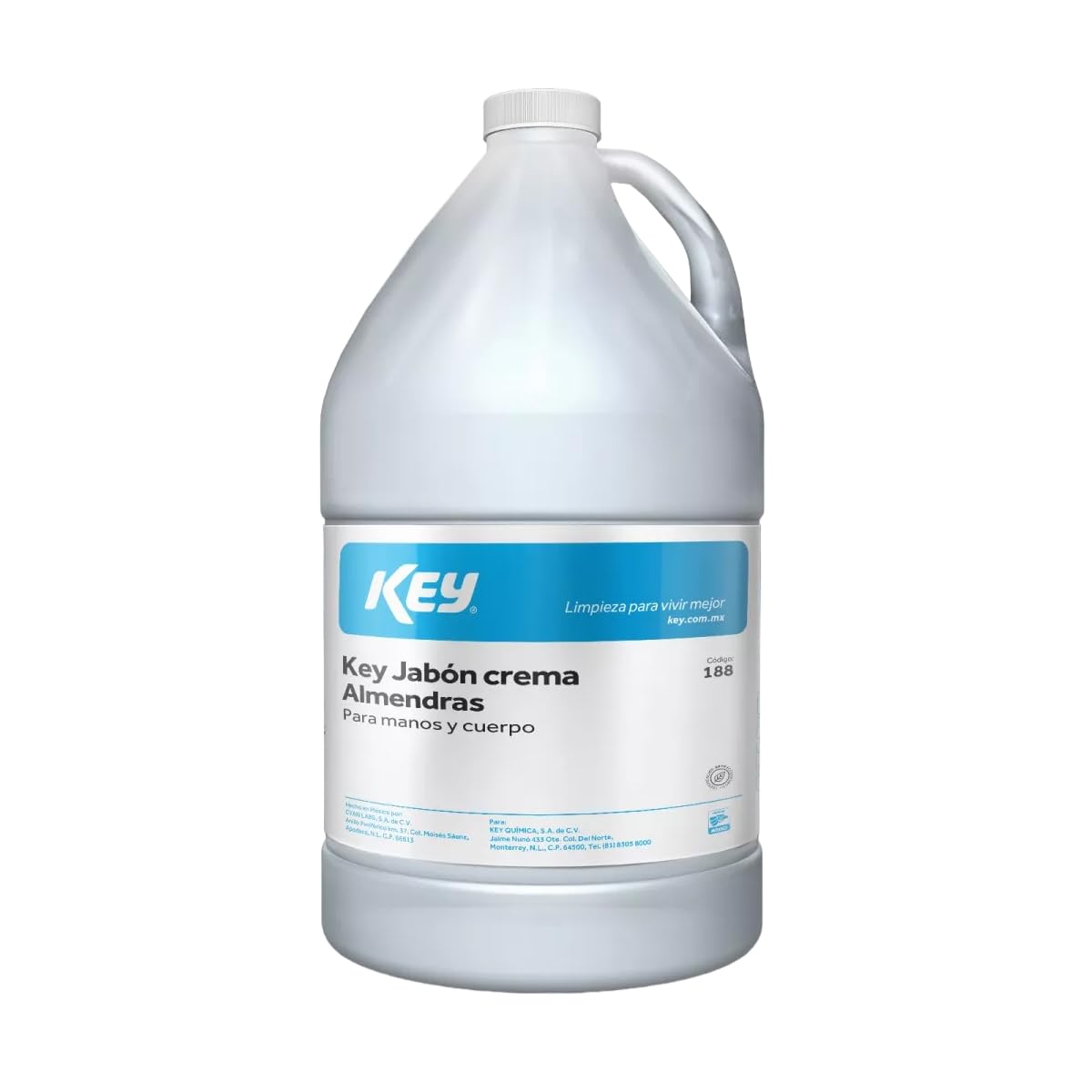 KEY Jabón En Crema De Almendras Para Manos Y Cuerpo Aroma Agradable 4Lt ...