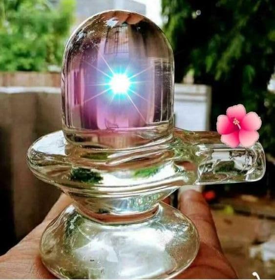 Buy Denique shivling,Pure Crystal Shivling Lingam for Home Pooja ...