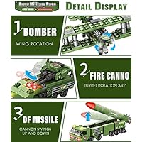 Amazon.com: 1162 Pieces Army Military Base Building Blocks Set, Army ...