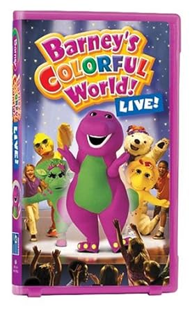 Amazon.com: Barney's Colorful World: Live [VHS] : Movies & TV