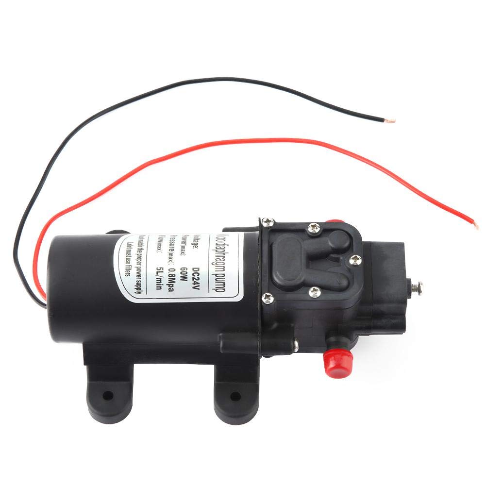 Buy Micro Diaphragm Pump, 24V 60W Mini Electric Water Pump 5L/m Flow ...