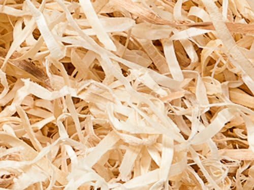 Amazon.com: Pack of 1, Natural Wide Cut Wood Excelsior 1/4 Bale Made ...