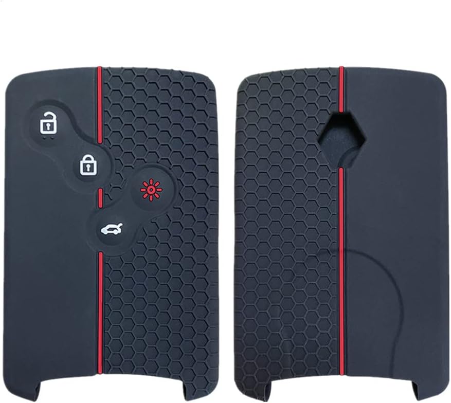 Happyit Silicone Car Key Cover Case for Renault Clio Scenic Megane ...