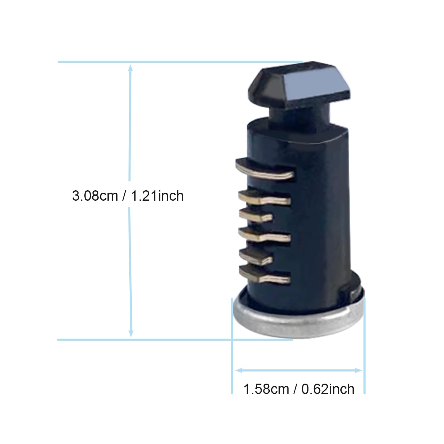 Snapklik.com : KeyPower 4 Pack Lock Cores/Cylinder For Thule Car Ski ...