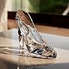 Amazon.com: YF-ANEN Glass Crystal High Heels Bright Cool Glass Shoes ...