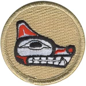 Amazon.com: Timber Wolf Totem Scout Patrol Patch (Sew-on) - ClassB : Arts, Crafts & Sewing