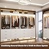 Amazon.com: Aheaplus Closet System Closet Organizer, Wood Closets ...